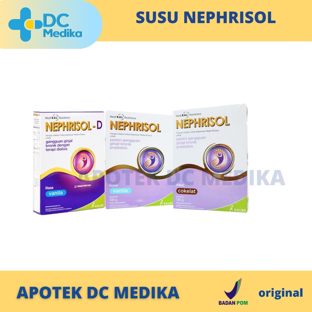 Jual SUSU NEPHRISOL / NEPHRISOL D / NEPHRISOL VANILA / NEPHRISOL COKLAT ...