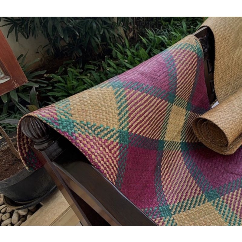 Jual TIKAR PANDAN & MENDONG ANYAMAN LAMPIT PURUN ASLI | Shopee Indonesia