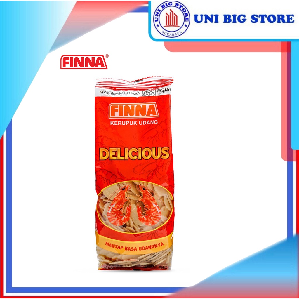 Jual Finna Krupuk Delicious Prawn Crackers Kerupuk Udang 380 gr ...
