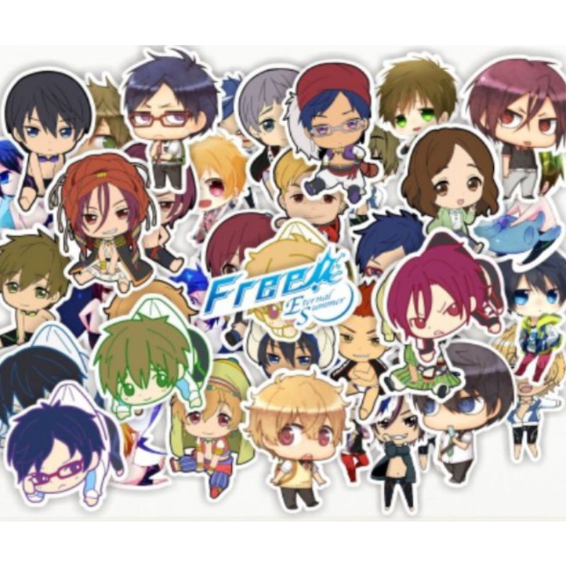 Jual (32 PCS) Sticker Anime Free Random | Shopee Indonesia