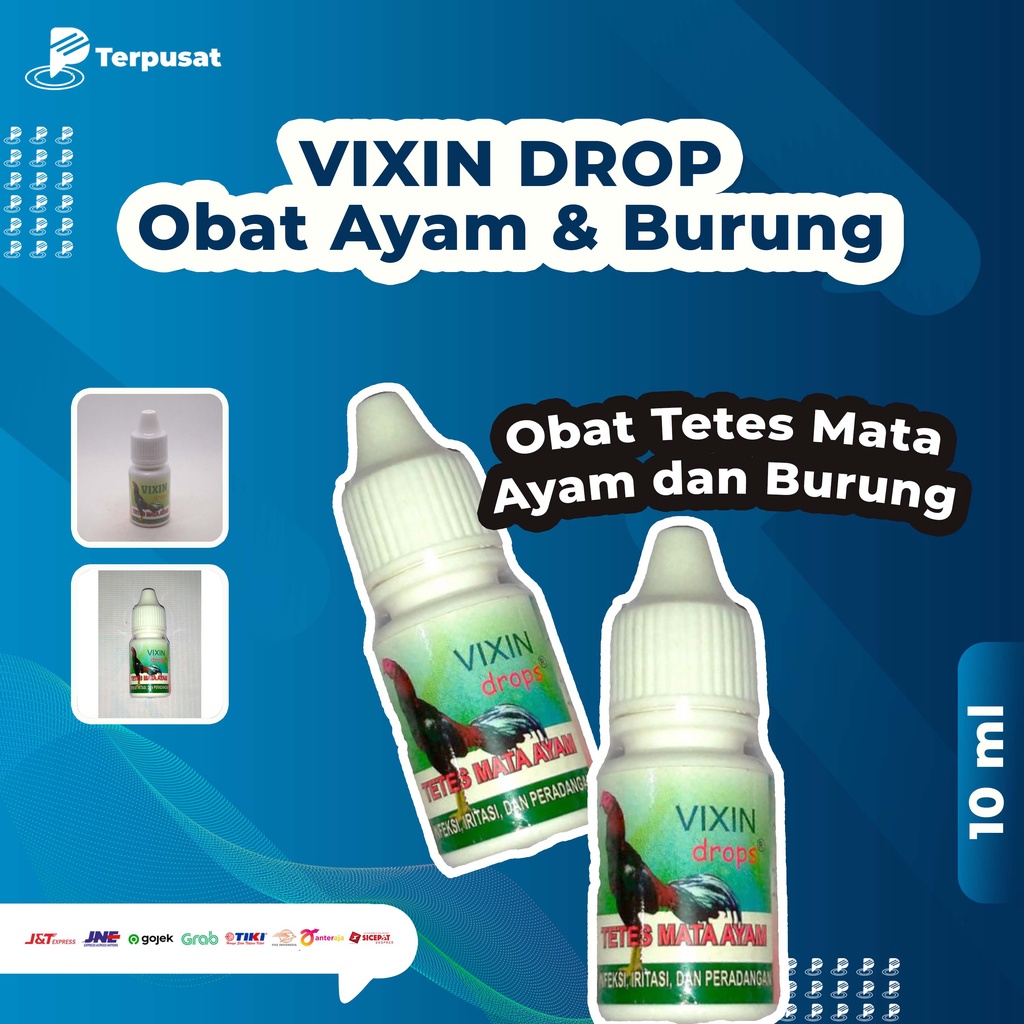 Jual Vixin Drop 10ml Obat Ayam Obat Tetes Mata Ayam dan Burung | Shopee ...