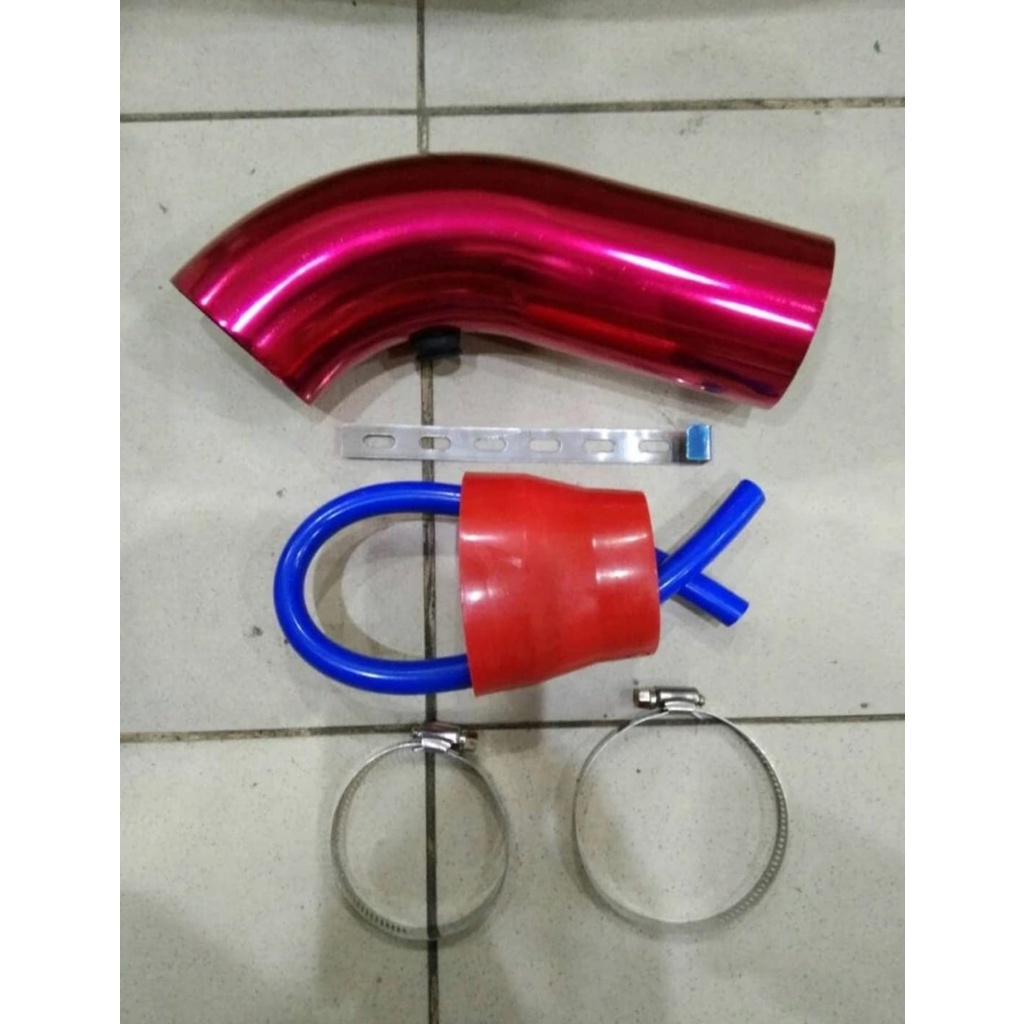 Jual Pipa Intake + Open Filter Universal diameter inlet 3inch | Shopee ...