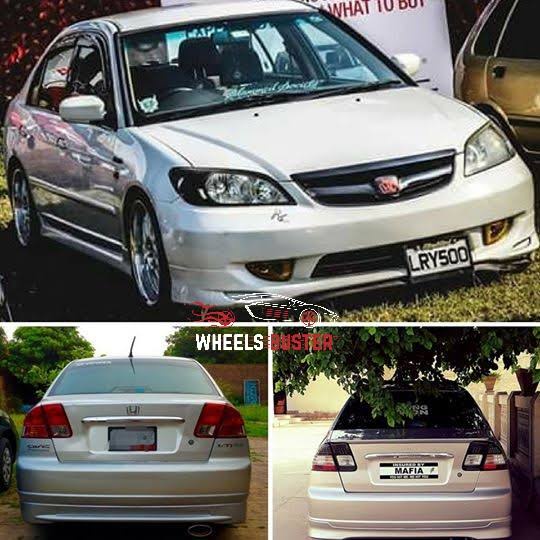 Jual Bodykit Body Kit Civic VTI satu set mentah bahan Fiber BODY KIT ...