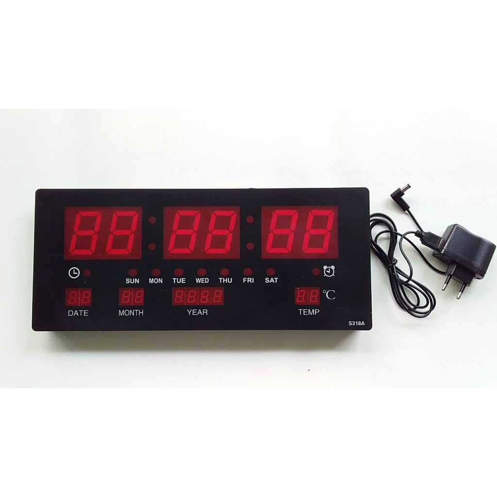 Jual Jam Dinding Digital Led Display - Led Number Clock | Shopee Indonesia