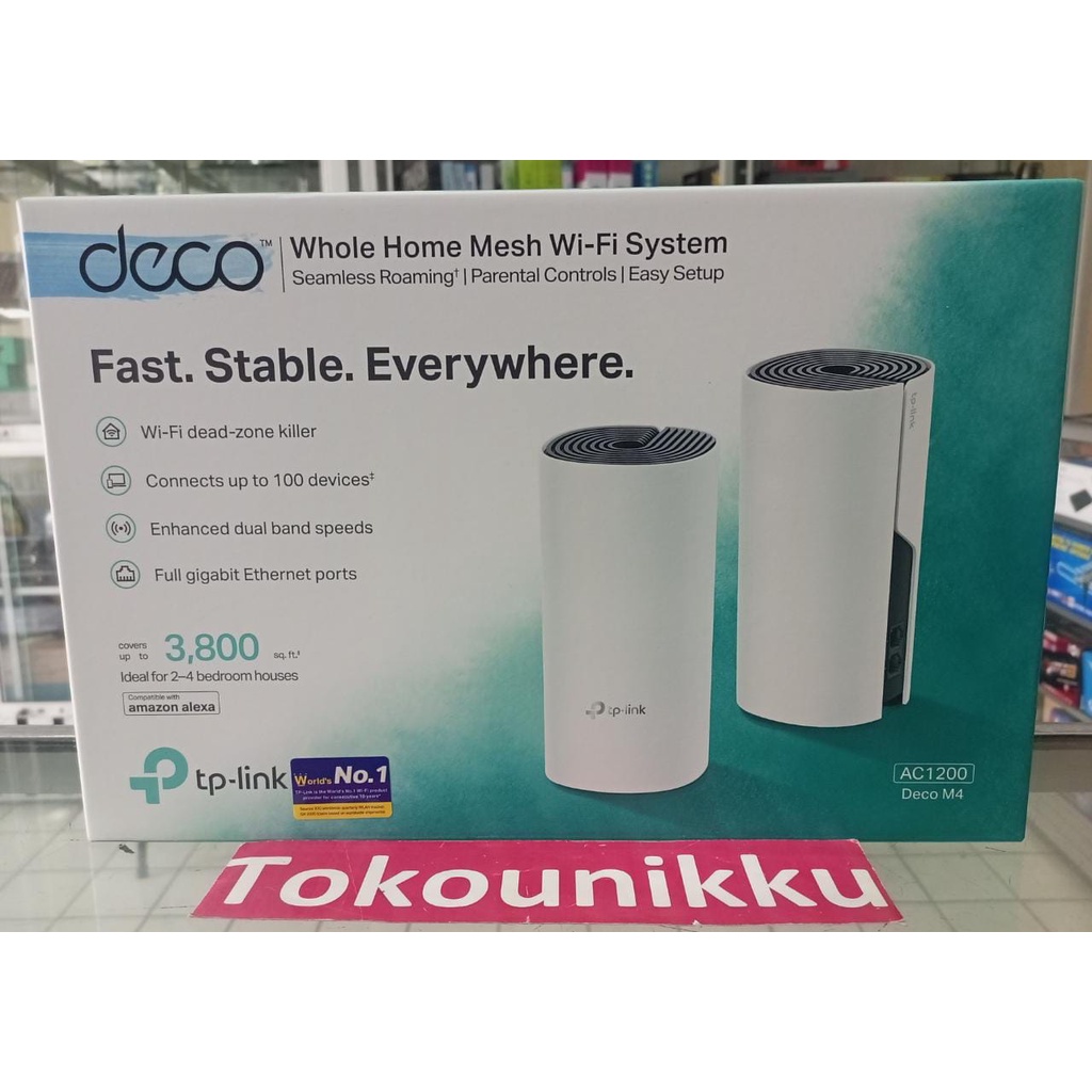 Jual TP-LINK DECO M4 AC1200 Whole Home Mesh Wi-Fi System - DECO M4 2 ...