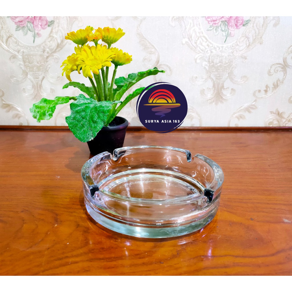 Jual Asbak Kaca / Beling Bundar 14.5 cm | Shopee Indonesia