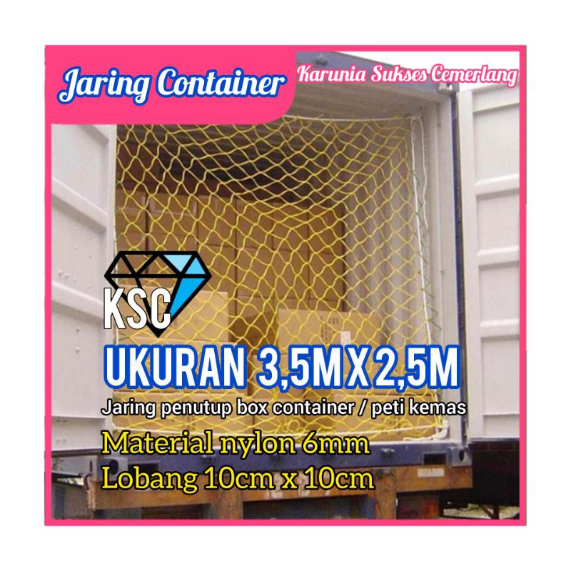Jual JARING PENGAMAN CONTAINER ATAU PETIKEMAS / JARING RAJUR NYLON ...