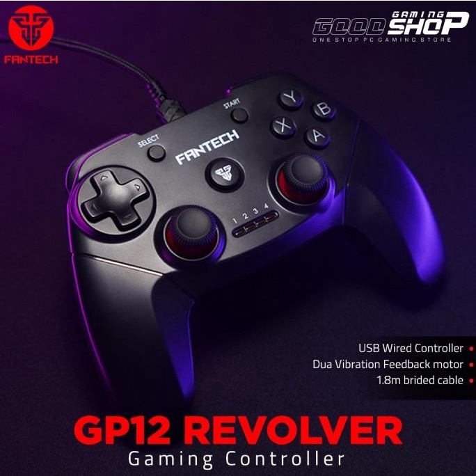 Jual FANTECH GP12 / GP-12 REVOLVER Gaming Controller - Gamepad | Shopee Indonesia