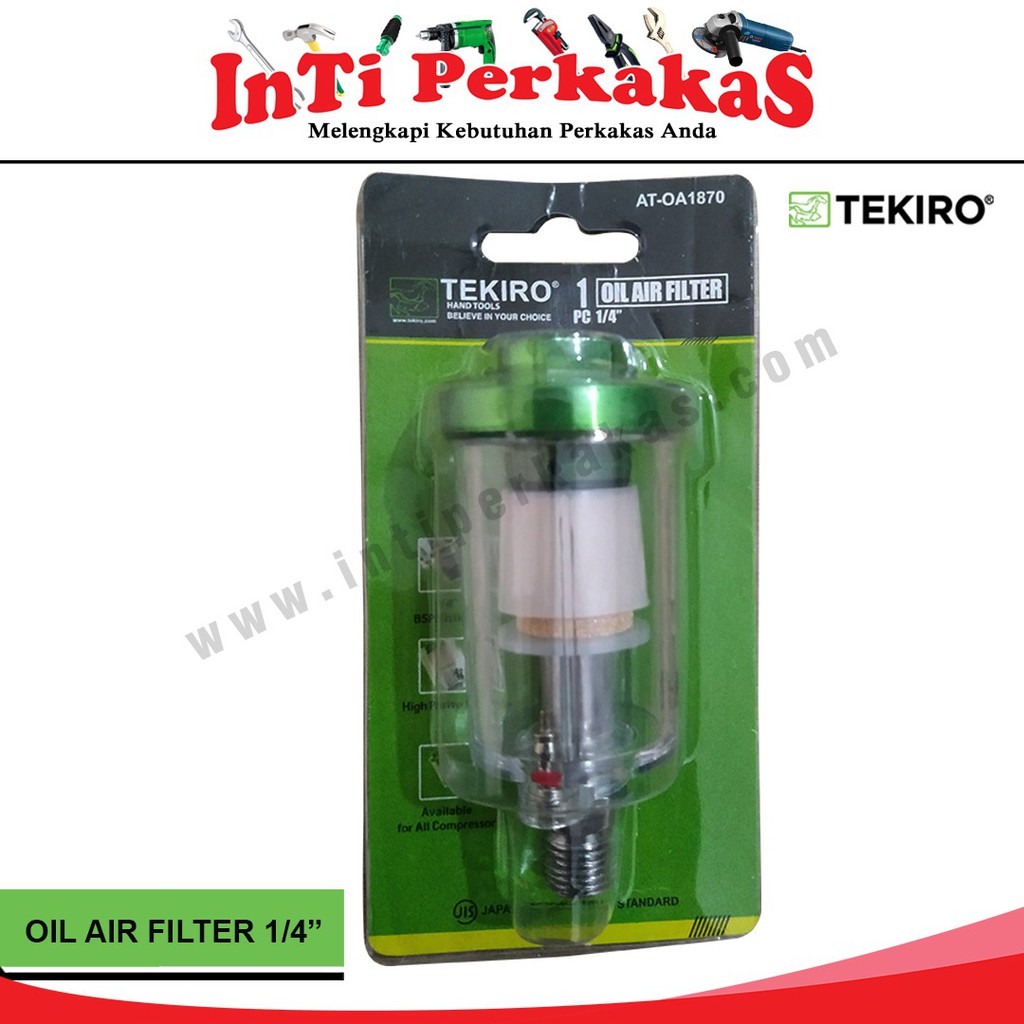 Jual Tekiro Filter Saringan Air Udara 1/4" Kompresor Air Saringan Angin ...