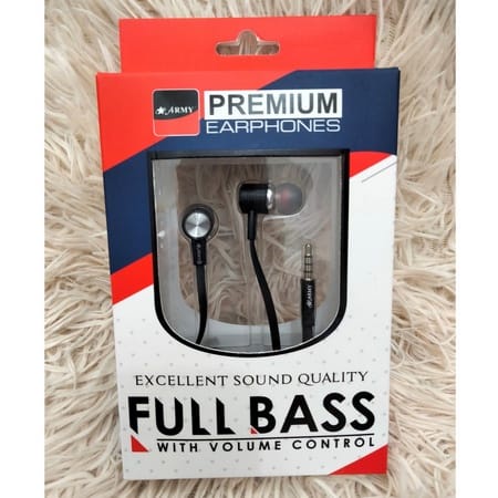 Jual Headset/ Handsfree/ Earphone/ HF Army Premium Full Bass | Shopee ...