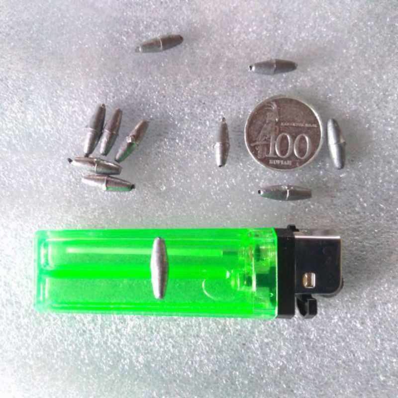 Jual Timah / Timbel / Pemberat Pancing Beras ukuran 2gram/pcs cocok ...