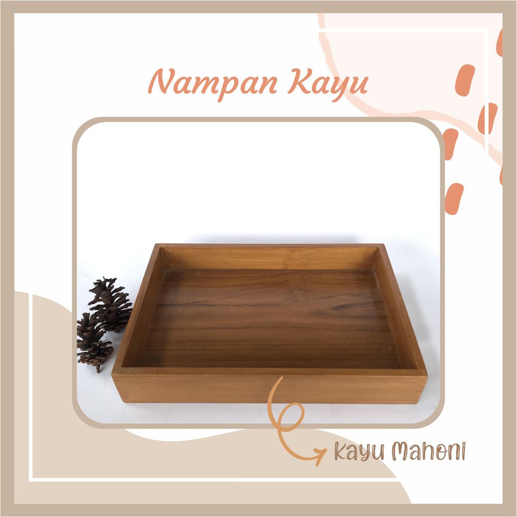 Jual Nampan Kayu Persegi Panjang | Shopee Indonesia