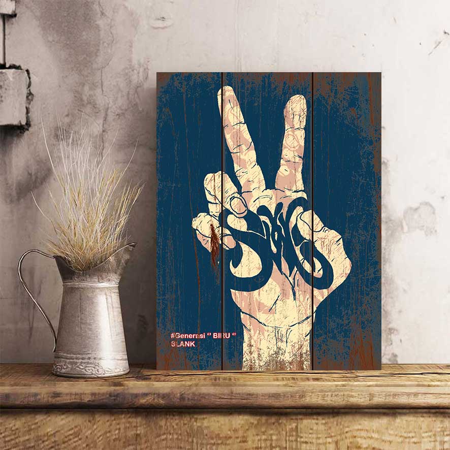 Jual Poster Band Musik SLANK Hiasan Dinding Poster Kayu walldecor 04 ...