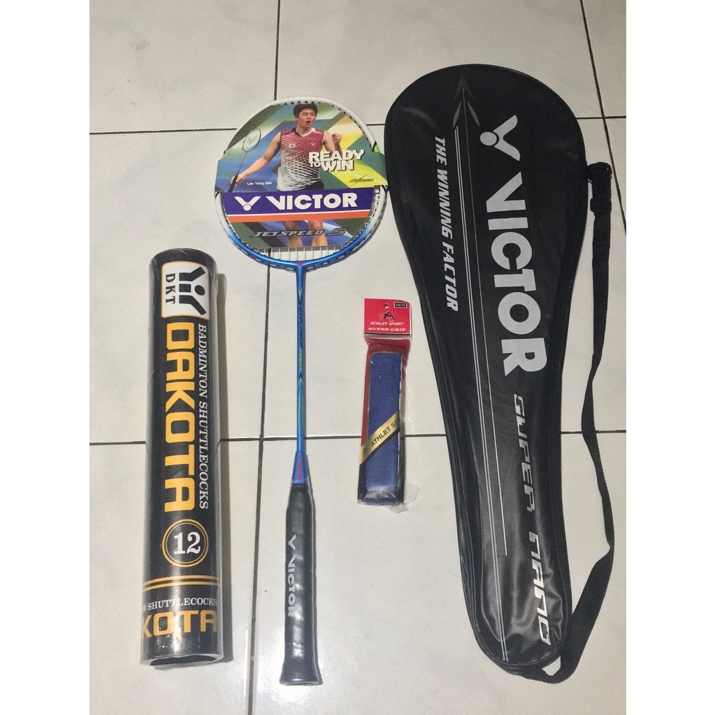 Jual PAKET LENGKAP RAKET BADMINTON FULL CARBON SIAP PAKAI DENGAN ...