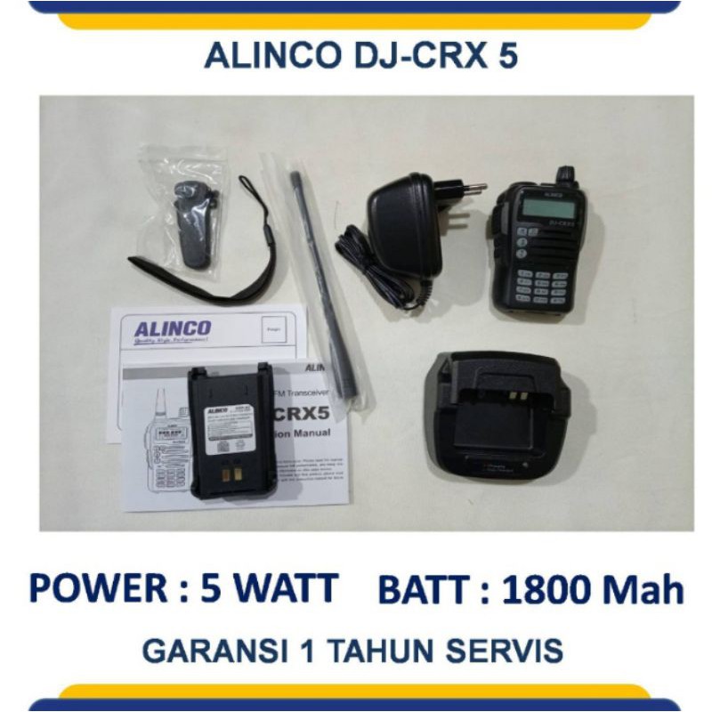 Jual Alinco DJ - CRX 5, Ht Dualband CRX5 VHF UHF Jepang Handy Talky Japan Dj-CRX5 original asli ...