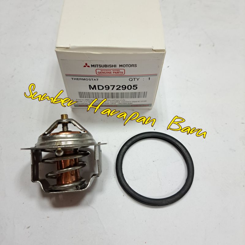 Jual Thermostat Assy Mitsubishi T120SS Injeksi Kuda 1.6 Bensin | Shopee ...
