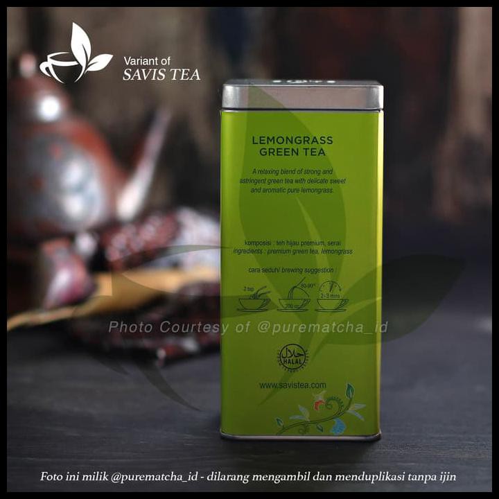 Jual Savis Tea - Premium Lemongrass Green Tea Kaleng 40Gr Teh Hijau ...
