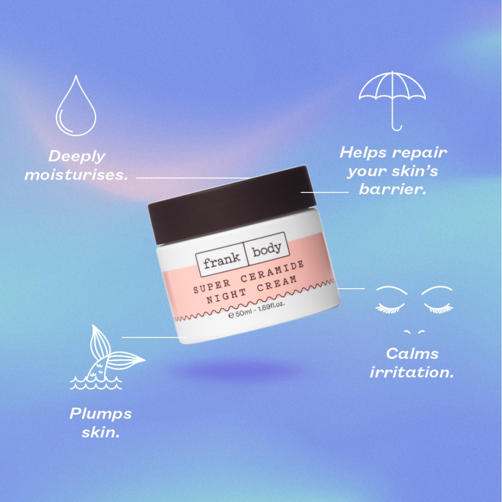 Jual Frank Body Super Ceramide Night Cream 50ml | Shopee Indonesia