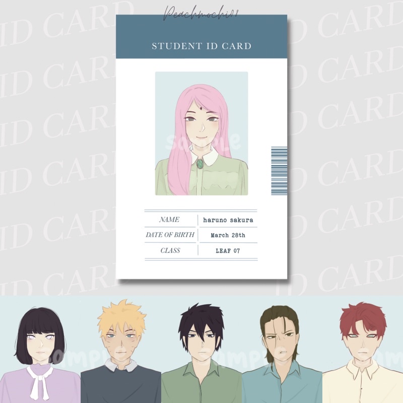 Jual naruto student ID card by peachmochi08 | Shopee Indonesia
