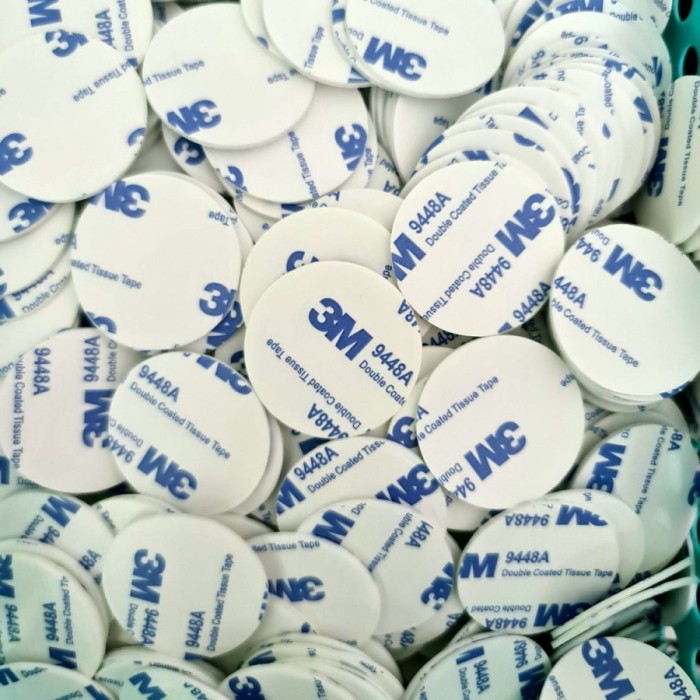 Jual Double Tape Busa 3M Besar Foam Doubletape Bulat Putih Super ...