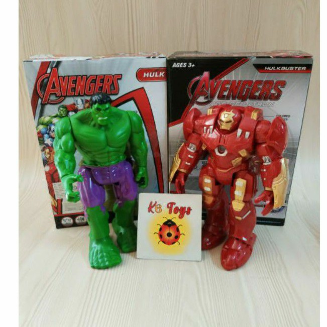 Jual Mainan Anak Figure HULK BUSTER / Mainan Robot HULK Bisa Jalan ...
