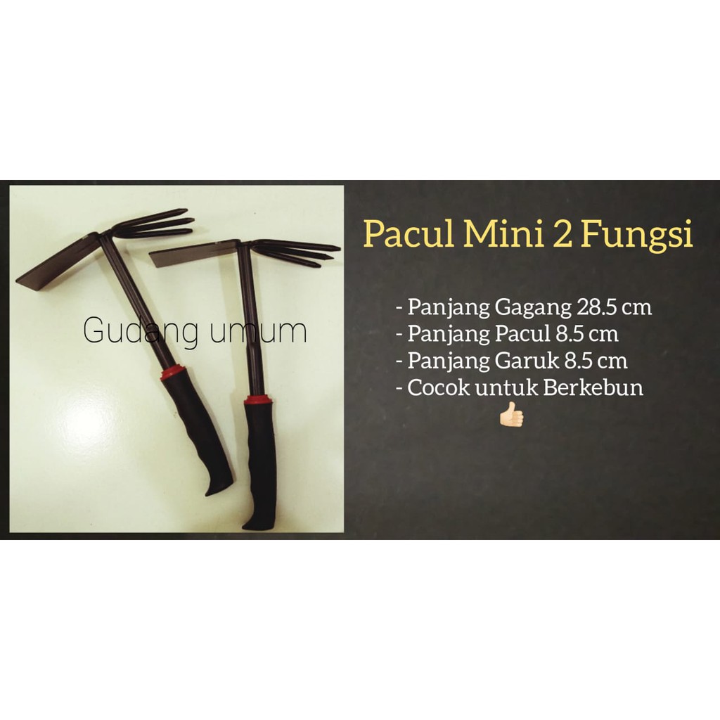 Jual Pacul Mini Besi Gagang Karet 2 Fungsi | Shopee Indonesia
