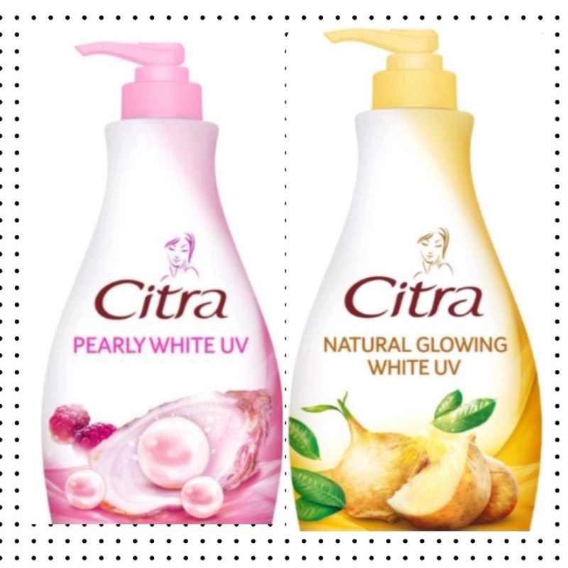 Jual Citra Hand And Body Lotion Natural Glow uv / pearly white 380ml | Shopee Indonesia