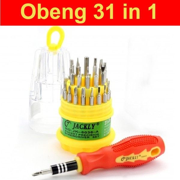 Jual Obeng Set Multi 31 in 1 MINI Screwdriver Handphone Elektronik Laptop | Shopee Indonesia