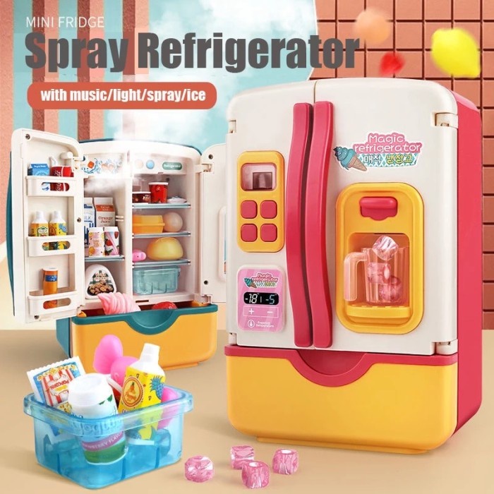 Jual SPRAY REFRIGERATOR - MAINAN KULKAS MINI FRIDGE MASAK MASALAN ...
