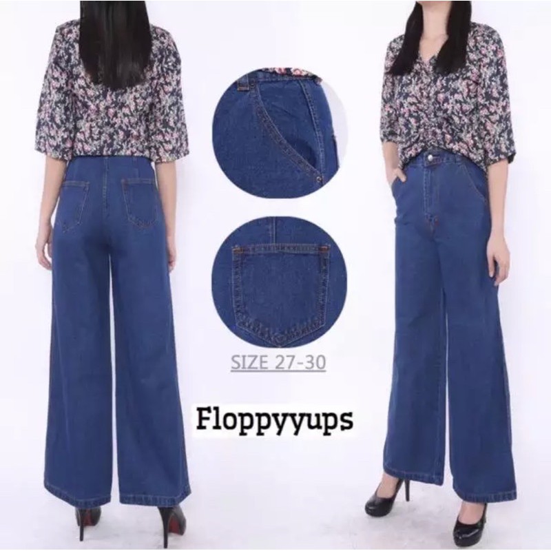 Jual KULOT JEANS PLAIN WANITA | Shopee Indonesia