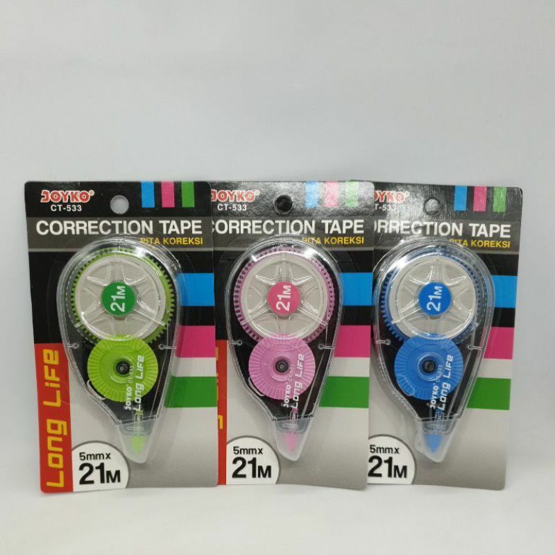Jual correction tape joyko ct 533 21m | Shopee Indonesia