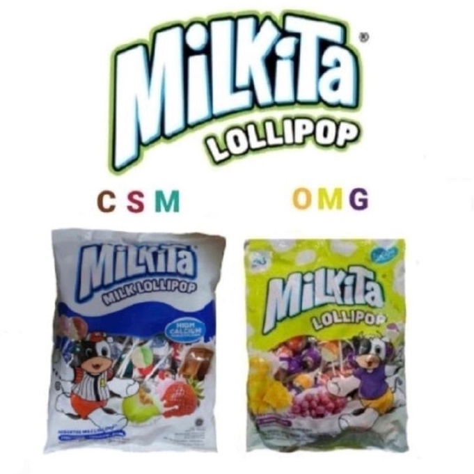 Jual Milkita Lollipop Refill - Milkita loly 30 pcs n 50 pcs - Permen ...