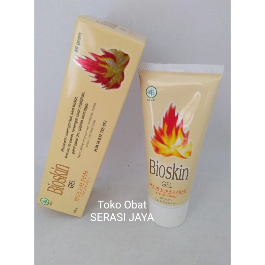 Jual Bioskin Gel 60 gram untuk Luka Bakar Kesehatan Kulit | Shopee ...
