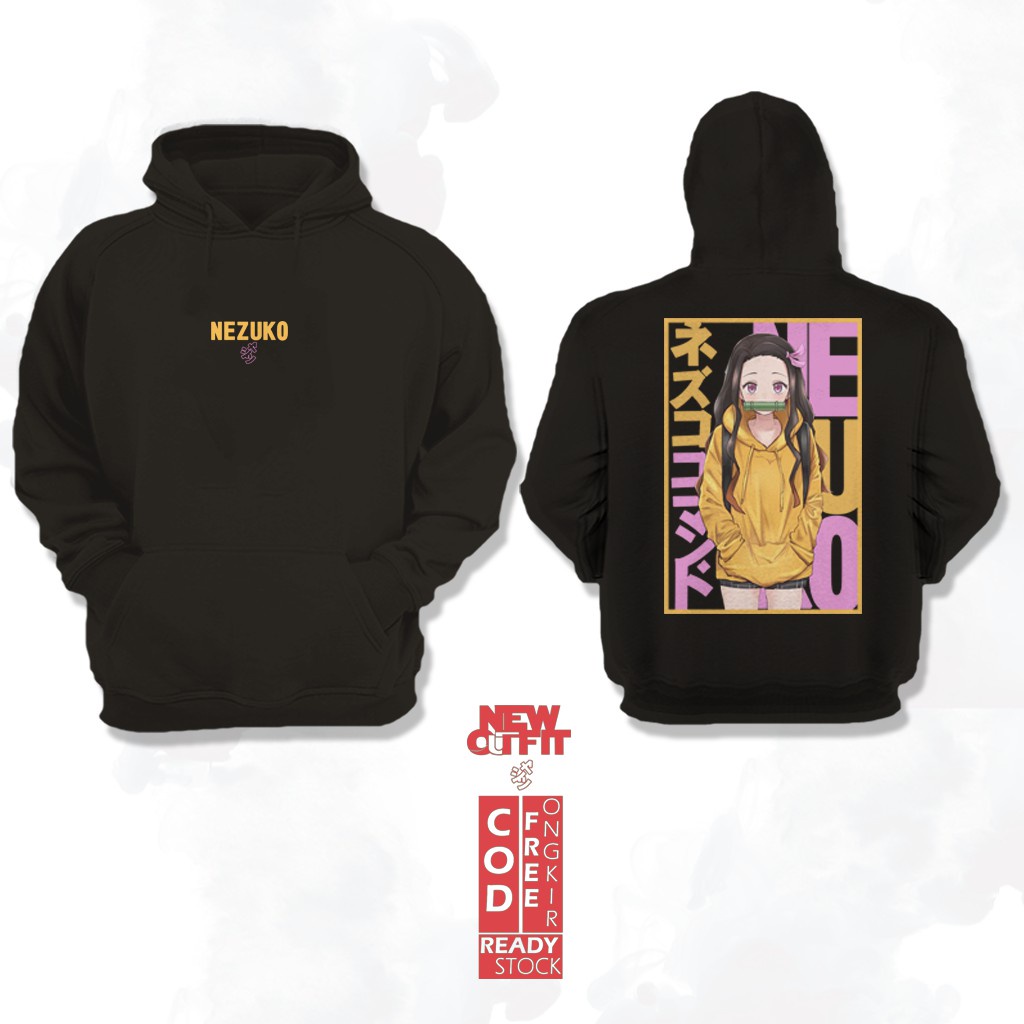 Jual Yadistro - Jaket Hoodie Jumper Anime NEZUKO KAWAI - KIMETSU NO ...
