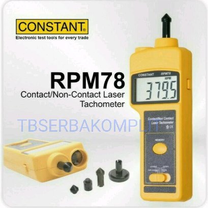 Jual CONSTANT RPM78 Contact And NonContact Laser Tachometer Tacometer ...