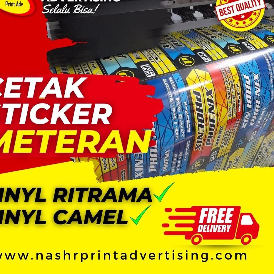 Jual Harga Bersahabat.. CETAK STIKER METERAN | CETAK STIKER VINYL ...