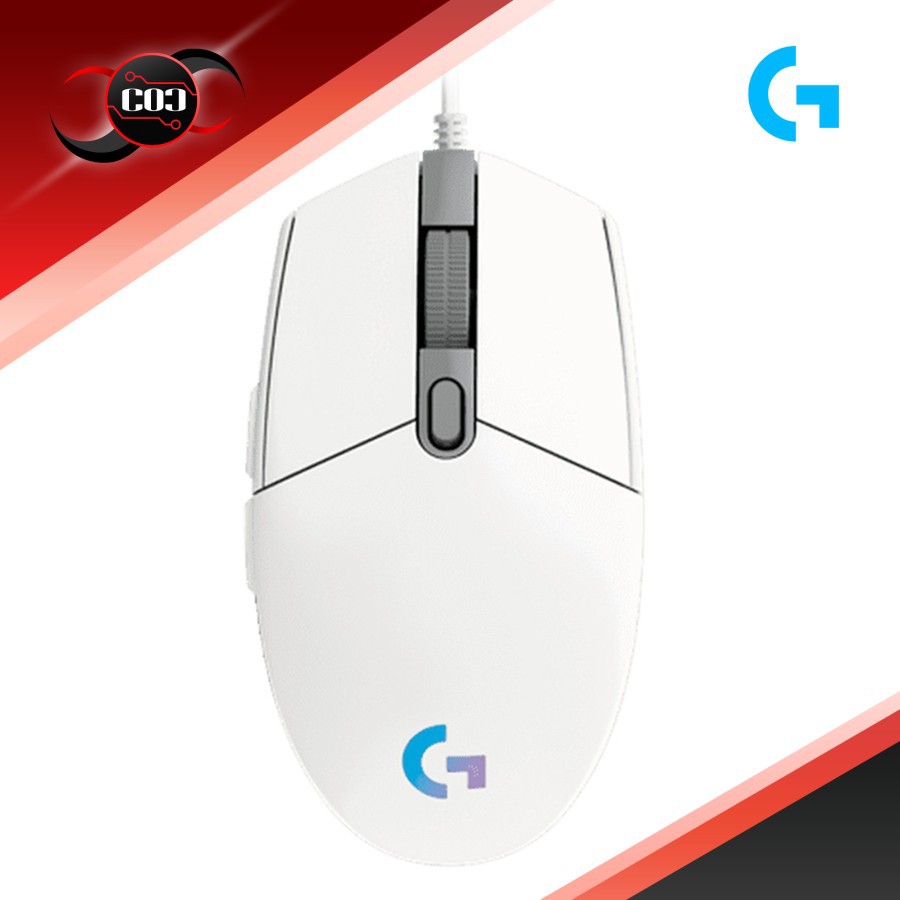 Jual Logitech G102 V2 Lightsync White | Shopee Indonesia