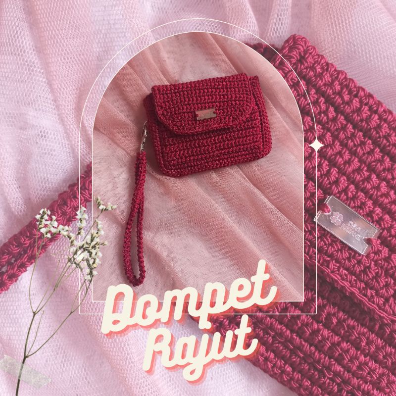 Jual Dompet Mini Rajut/ Dompet Rajut | Shopee Indonesia