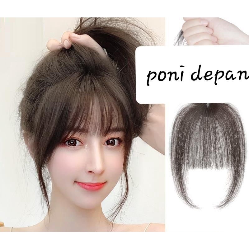 Jual Hairclip poni dpn hair clip poni depan poni palsu poni korea MODEL ...