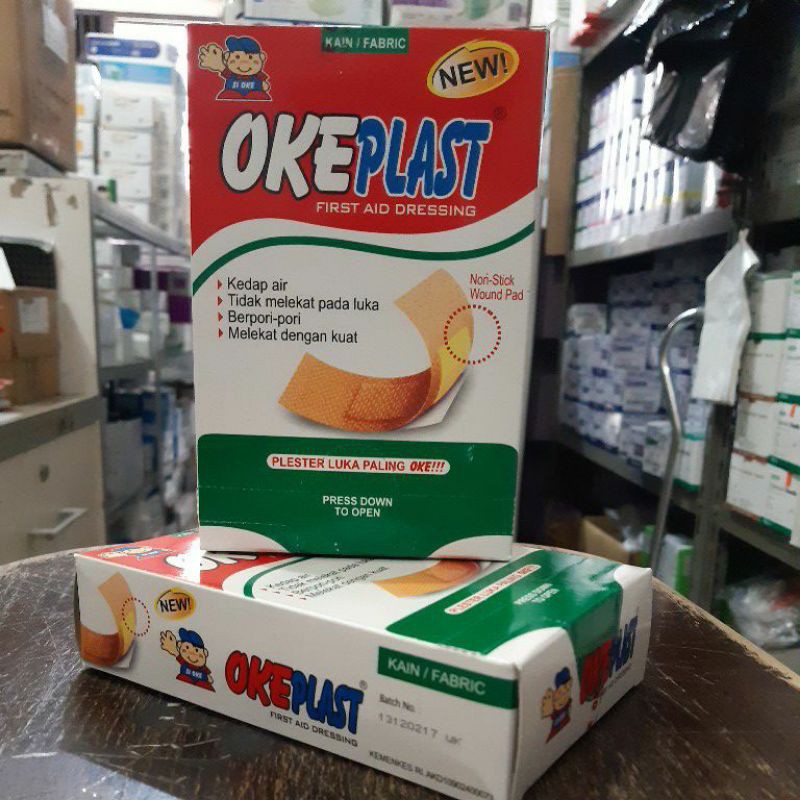 Jual Plester OkePlast isi 100 pcs / OkePlast / Oke Plast / Plester ...