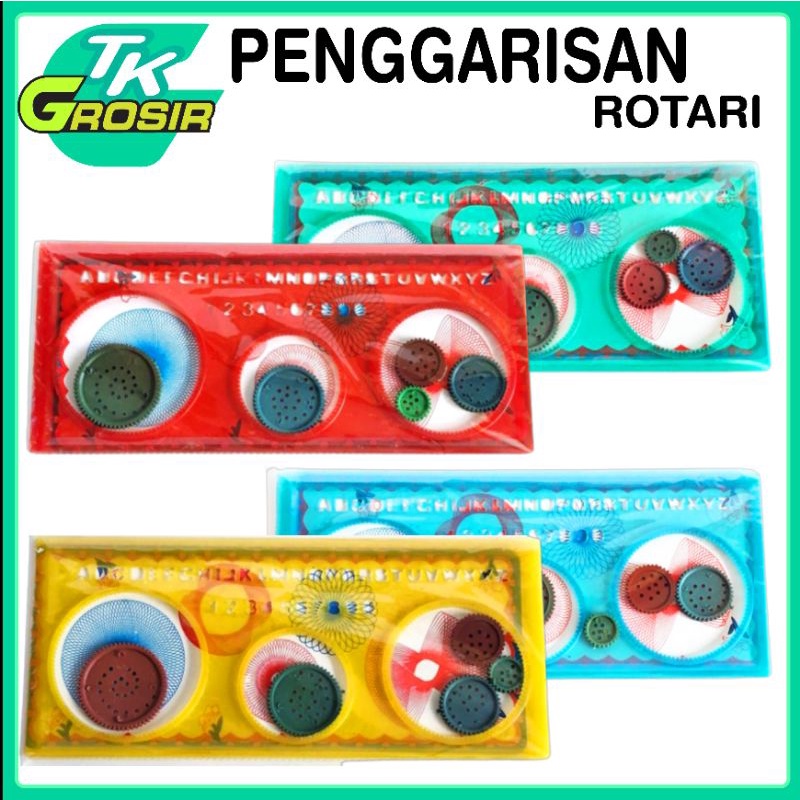 Jual penggarisan rotari/garisan rotari/magic ruler/garisan gambar ...