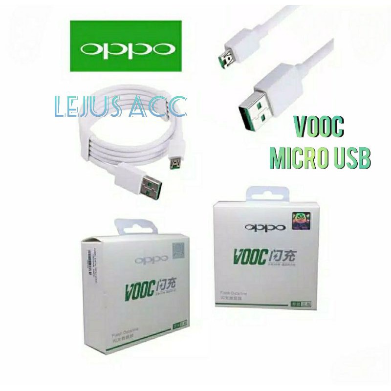 Jual Kabel Data Charger Oppo VOOC Micro USB 4A 7Pin F1+ F3+ F9 F11 Pro ...