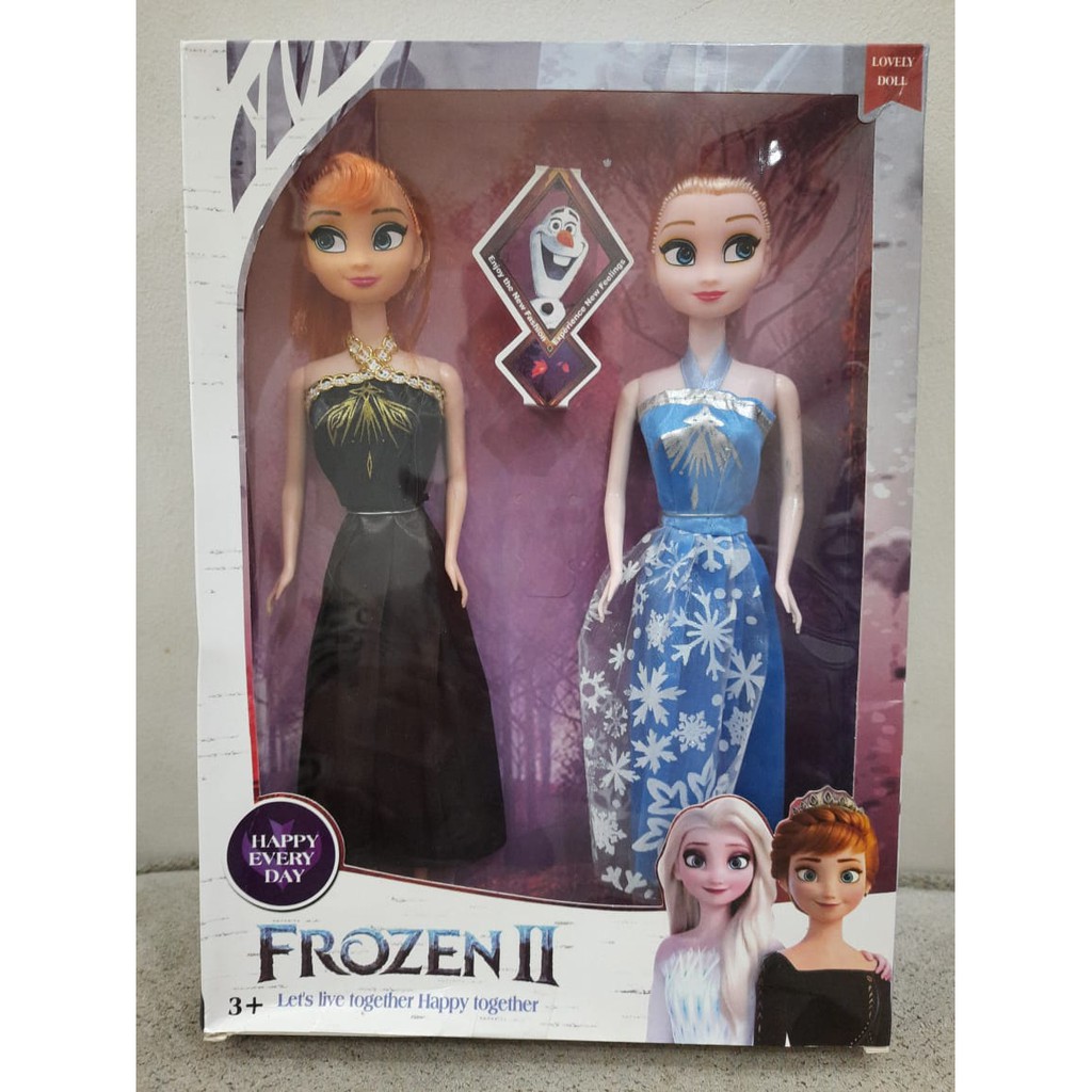 Jual Frozen Doll 2 Elsa dan Ana/Mainan Frozen Anak Perempuan/Boneka ...