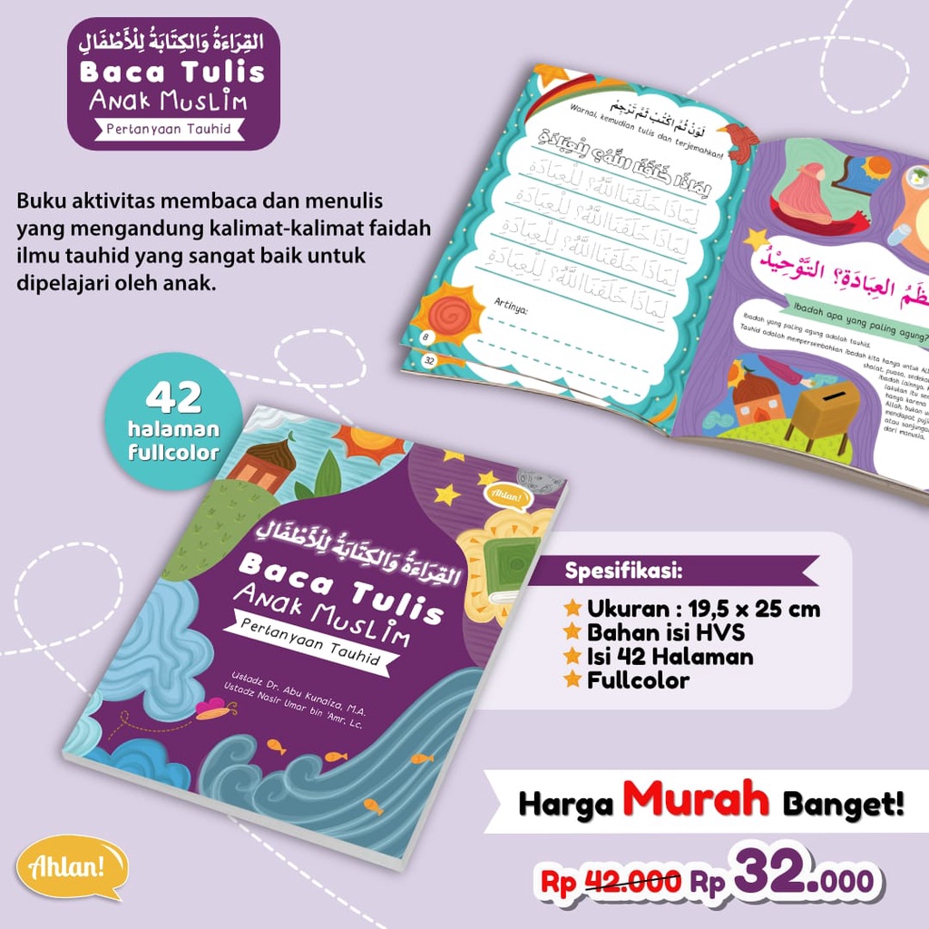 Jual Buku Anak - Qiroah Kitabah: Baca Tulis Anak Muslim - Ahlan ...