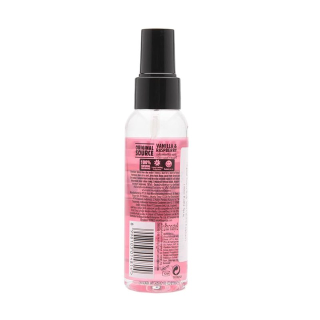 Jual Original Source Body Mist Vanilla Raspberry 100ml | Shopee Indonesia