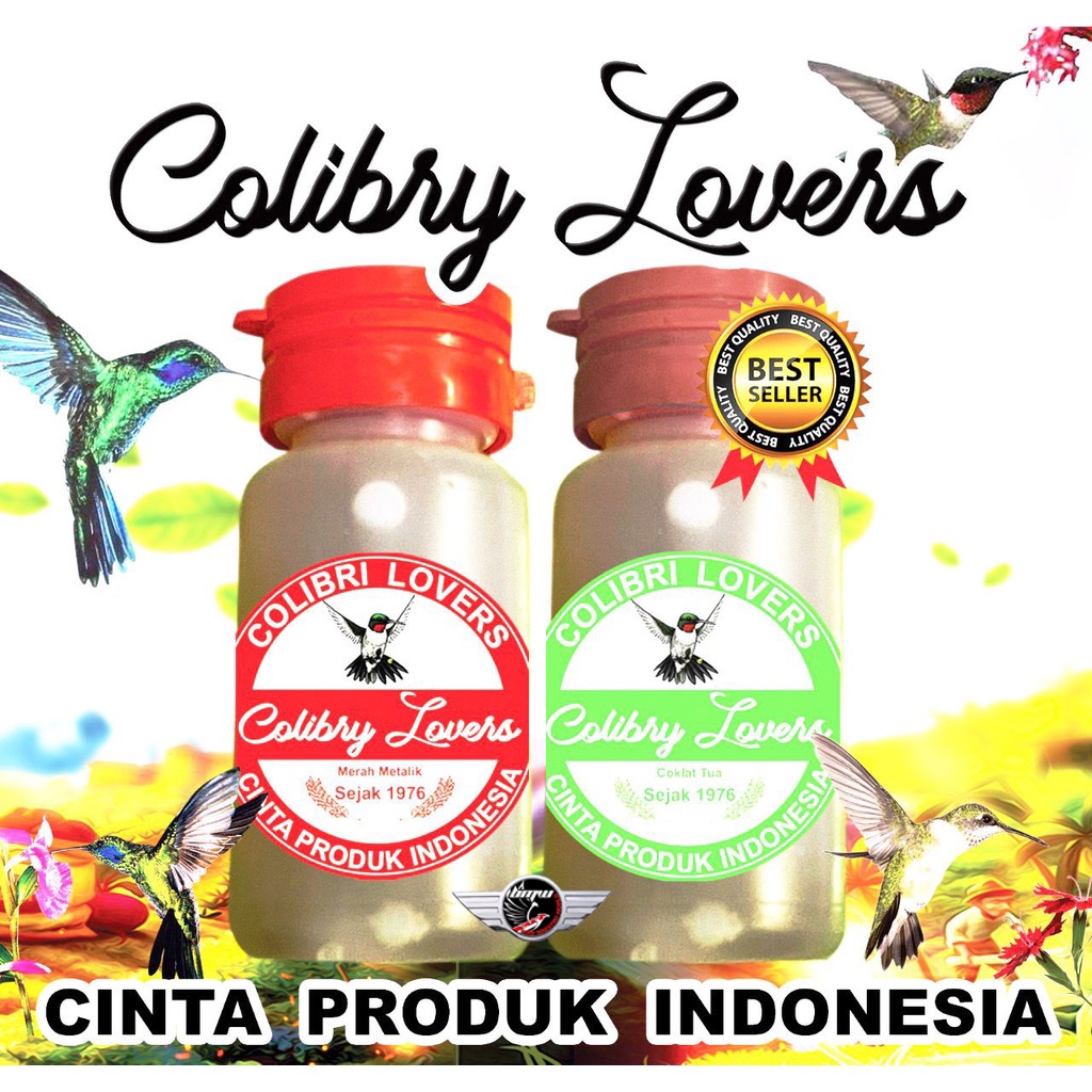 Jual SUPLEMEN VITAMIN BURUNG COLIBRY LOVERS/COLIBRY LOVERS/suplemen burung/penggacor burun ...