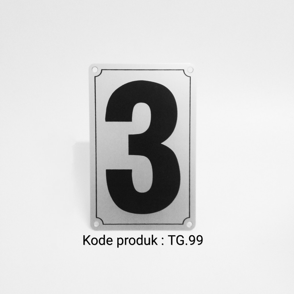 Jual Stiker Angka 0 1 2 3 4 5 6 7 8 9 - Sticker Nomor Pintu Rumah ...