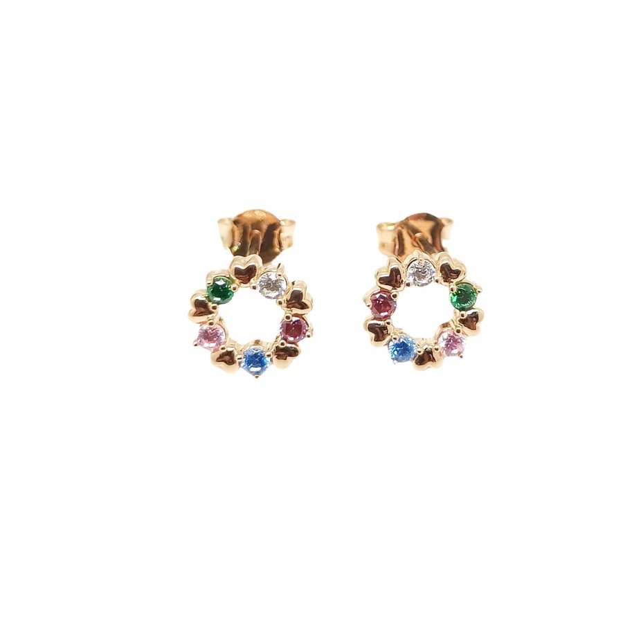 Jual Giwang Rosegold Shade Of Color Roman Series EA210523 SDW GOLD 755 ...