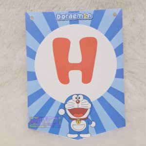 Jual Banner Happy birthday Doraemon Bunting flag hbd karakter kartun ...