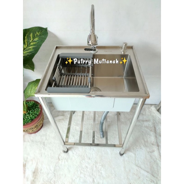 Jual PROMO wastafel portable uk 52*43cm kitchen sink termurah bak cuci ...